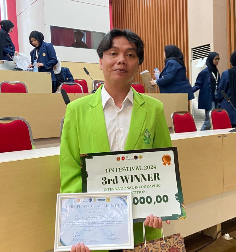 Dicki Suandi Permana Raih Juara 3 Infografis Internasional di TIN ...